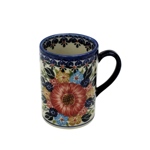 Ceramic mug straight (A1 D60) - ANDY Polish Pottery Factory Store